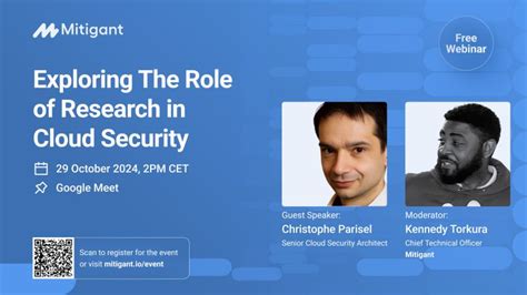 Mitigant On Linkedin Cloudsecurity Webinar Research Cybersecurity Innovation