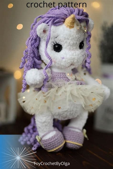 Free Crochet Pattern For A Unicorn Small Unicorn Amigurumi Artofit