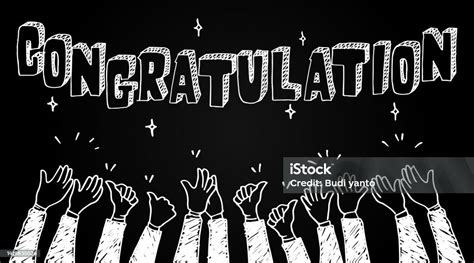 박수 박수를 치는 손의 손 박수 낙서 스타일에 엄지 손가락 제스처 벡터 일러스트 레이 션 개념에 대한 스톡 벡터 아트 및 기타 이미지 Istock