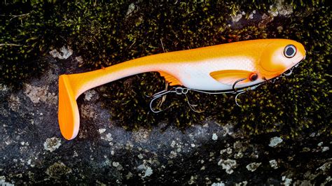 Flat Shad Orange Mel Handmade Lures