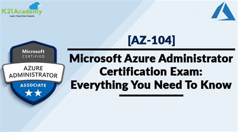 AZ 104 Microsoft Azure Administrator Certification Exam