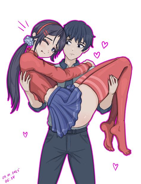 Mita And Player Character Miside Drawn By Lisodevka Danbooru