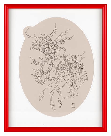 J A W Cooper Ashes To Ashes Drawing Nucleus Portland
