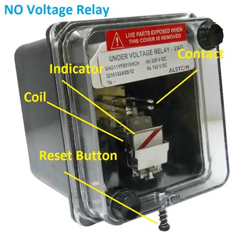 No Volt Release NVR And No Voltage Relay Working Principle Electrical4u