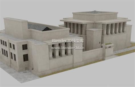 Blender 联合教堂3d模型素材资源免费下载 Blender3d模型库