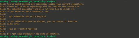 How I Fixed The Embedded Git Repository” Warning In My Project By