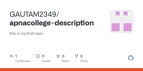 github gautam2349 apnacollege description this is my first repo