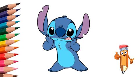 How To Draw Stitch Lilo Youtube Drawings Draw Lilo