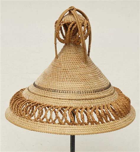 A Straw Hat On The Lesotho Flag