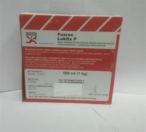 Fosroc Lokfix P Anchoring Grouts For Construction At Rs 775 Kg In Lucknow