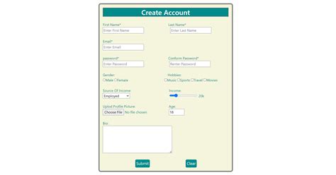 github gripsanraiyani form form using html and css
