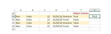 Microsoft Excel How Do I Conditionally Format All Rows In A Table To Display A Different