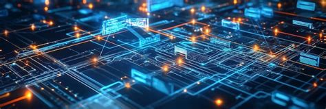 The Image Showcases A Complex Network Of Interconnected Nodes And