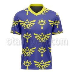 The Legend Of Zelda Sheikah Eye Football Jerseys Otakuplan