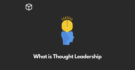 What Is Thought Leadership Programming Cube