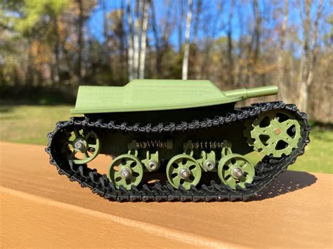 Tiny Rc Motorized Tank By Bowser Makerworld Download Free 3d Models