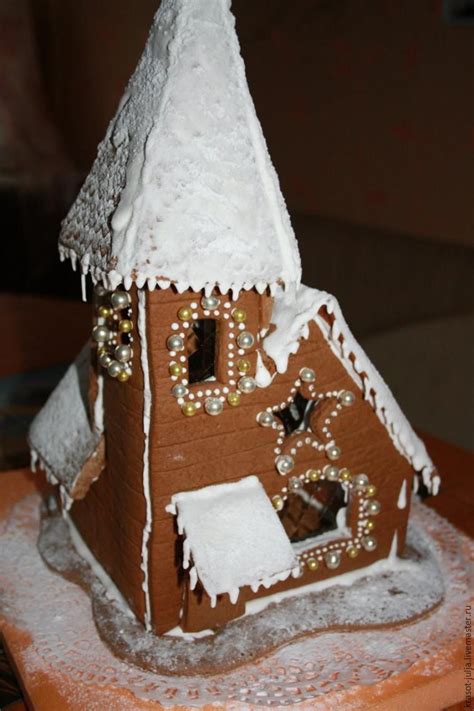Строим пряничный домик шаблон рецепт секреты создания Мастер Классы в журнале Ярмарки