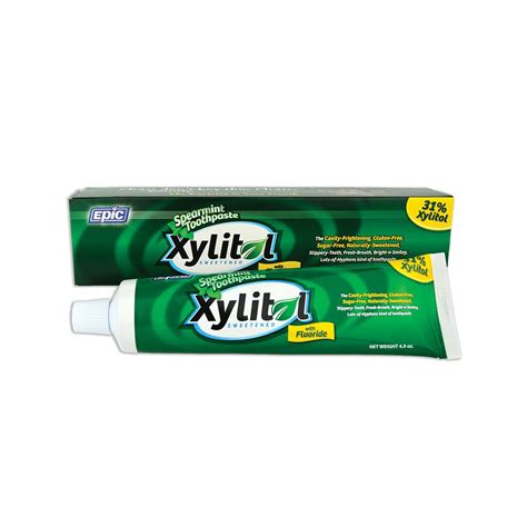 Epic Dental Xylitol Toothpaste Spearmint 49 Oz