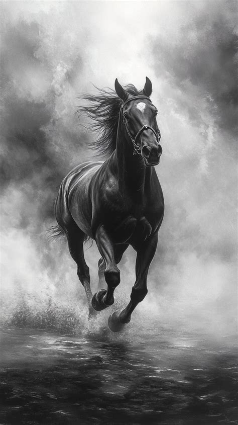 Elegant Charcoal Art Drawing Ideas To Grace Your Sketchbook 91 Horse