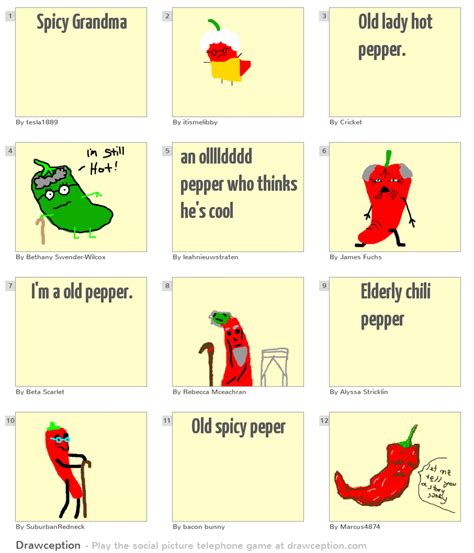 Spicy Grandma Drawception
