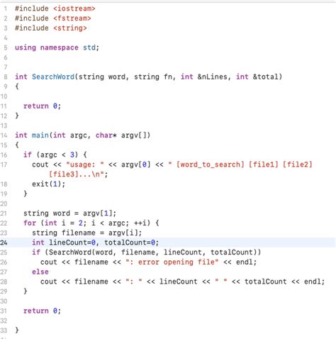 Solved Problem 3 C Word Search Write A C Program That