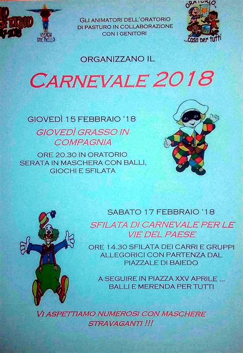 Carnevale a Pasturo ~ Lago di Como e Valsassina