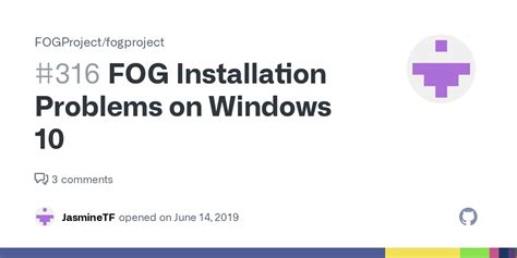 fog installation problems on windows 10 · issue 316 · fogproject