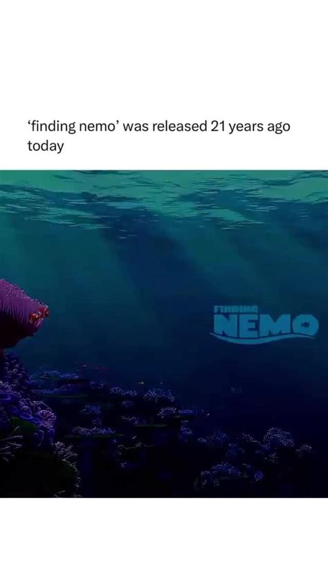 Iconic Masterpiece Finding Nemo Was Released 21 Years Ago Today Americas Best Pics And Videos