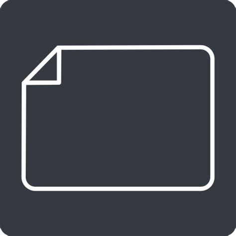 File Thin Icon By Friconix Fi Stslxl File Thin Thin Left Solid Square File Sheet Paper File