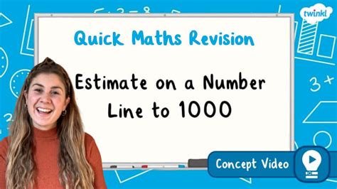 👉 Estimate On A Number Line To 1000 Ks2 Maths Concept Video