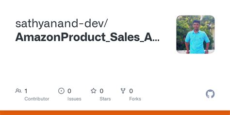 Github Sathyanand Devamazonproductsalesanalysis