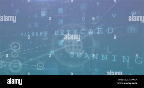 Animation Of Connected Icons Over Texts Letters Numbers And Symbols Against Stock Video