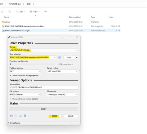 How To Create A Custom Esxi Boot Iso Image With Vmware Flings Usb Network Drivers Injected