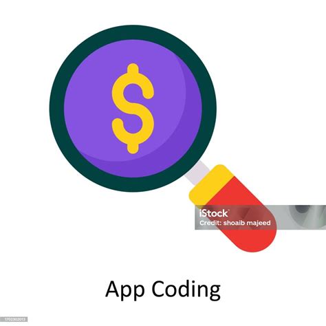 앱 코딩 벡터 플랫 아이콘 디자인 그림입니다 흰색 배경에 기호 Eps 10 파일 0명에 대한 스톡 벡터 아트 및 기타 이미지 0명 Html 개념 Istock