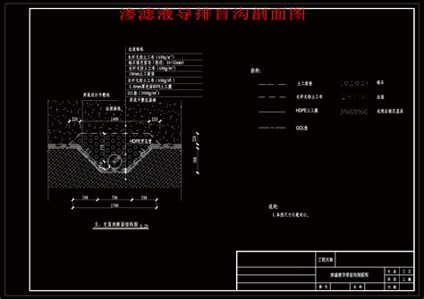 固体废物填埋场设计autocad 2007模型图纸下载 懒石网