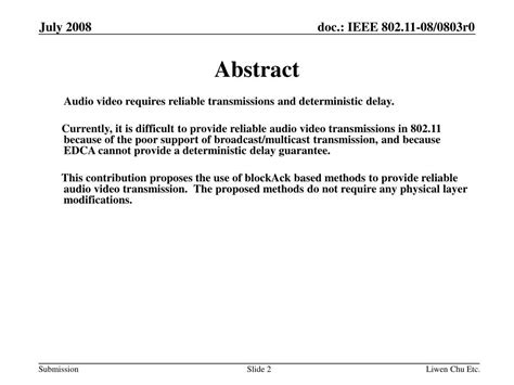 PPT Multicast Broadcast Communication With Acknowledge PowerPoint Presentation ID
