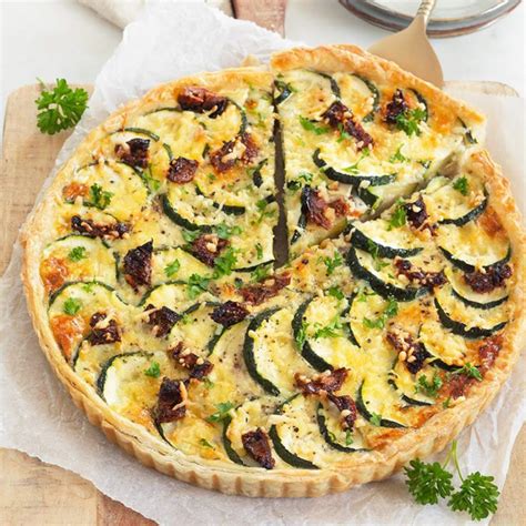 Courgettetaart Heerlijke Hartige Taart Courgette Quiche Recepten Kip Tandoori Recept