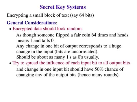 Secret Key Systems Block Encoding Ppt Download