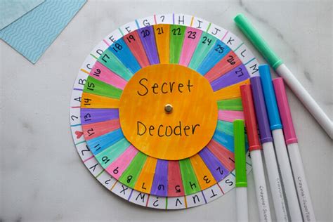 Spy Decoder Wheel The Crafting Chicks