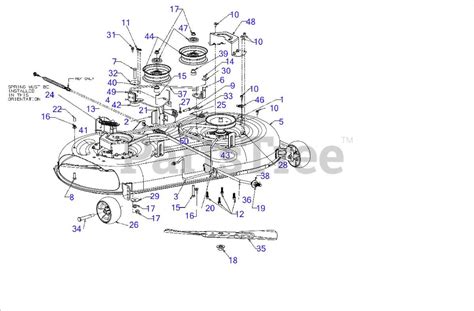 Troy Bilt 46 Inch Deck Belt Diagram Easy To Use Guide