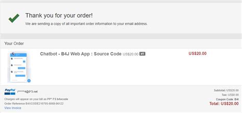 chatbot b4j web app source code b4x programming forum