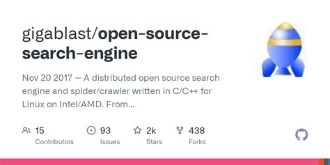 Github Gigablastopen Source Search Engine Nov 20 2017 A