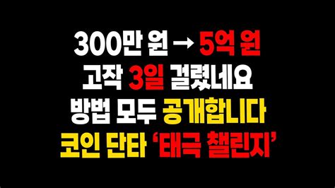 코인 돈복사 버그 걸렸다 300만 원으로 5억 원 만든 비결 공개합니다 │ 태극챌린지 니어프로토콜 웨이브 에이브