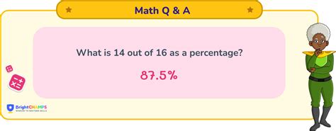 what is 14 out of 16 as a percentage [solved]