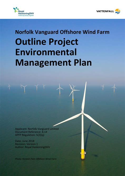 PDF Norfolk Vanguard Offshore Wind Farm Outline Project DOKUMEN TIPS
