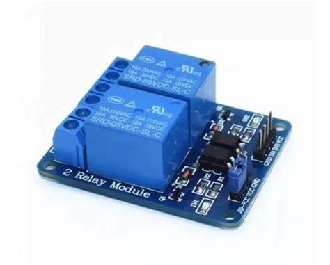 Módulo Relé 2 Canais Para Arduino Lâmpada Motores Mercadolivre