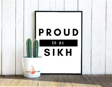 Proud To Be Sikh Quotes I Sikh Motivational And Inspirational Wall Art