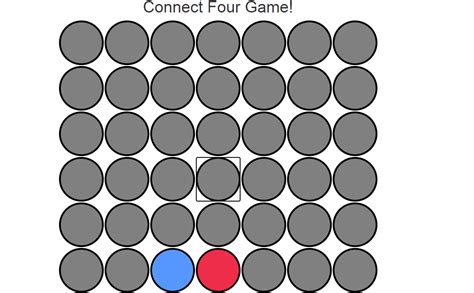 Connect Four Game Using Javascript With Source Code Sourcecodester
