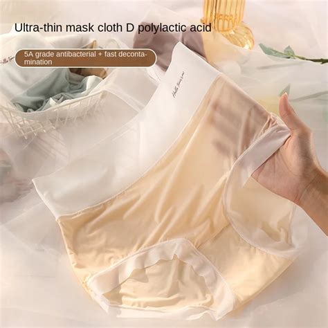 Xl 3xl 여성용 섹시한 레이스 팬티 하이웨이스트 속옷 플러스 사이즈 아이스 실크 팬티 여자 란제리 Aliexpress