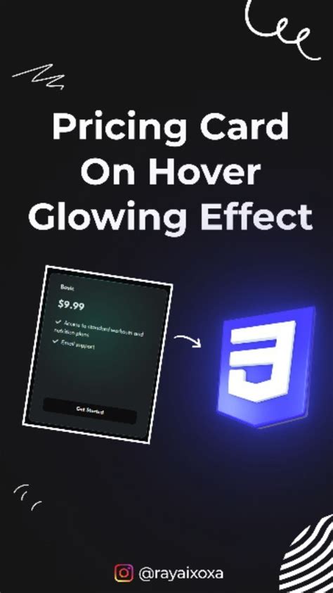 Web Developer Pricing Card Glowy Effect On Hover ️ Made With Html And Css 🤓 Give It A Try